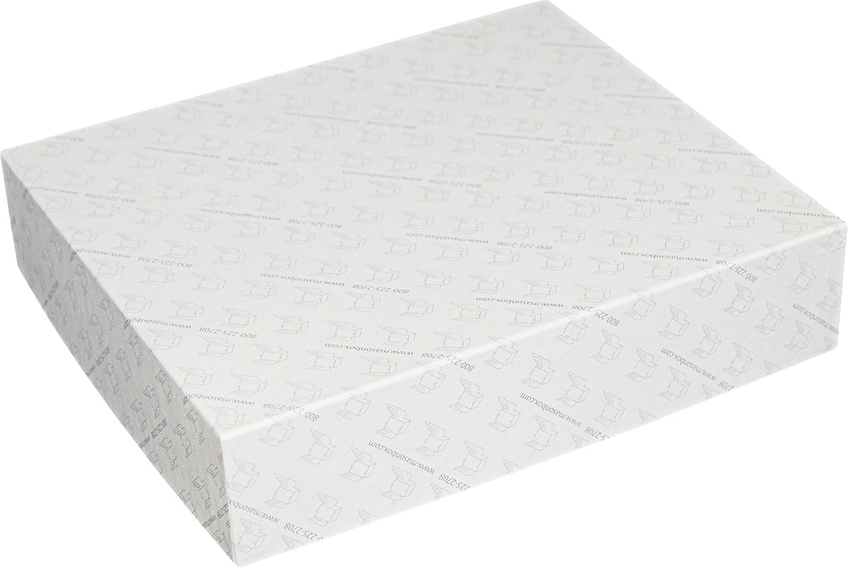 White Universal Sealing Flap Mailing Box - R98 - 9" x 7-3/4" x 2-1/8 ...